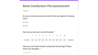Bone Conduction Engineering Project | PPT