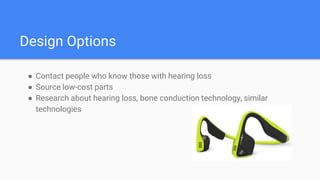 Bone Conduction Engineering Project | PPT