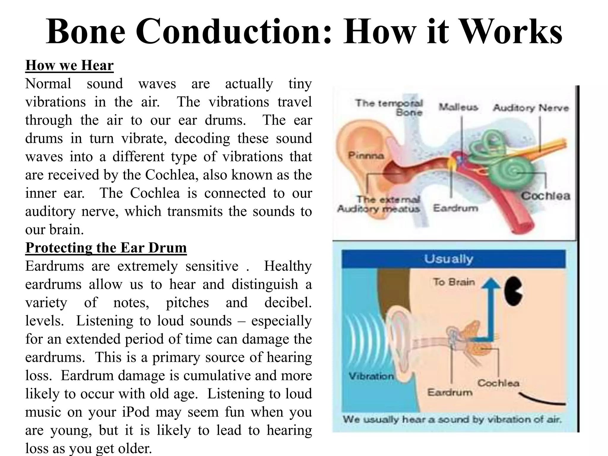 Bone conduction technolgy | PPTX