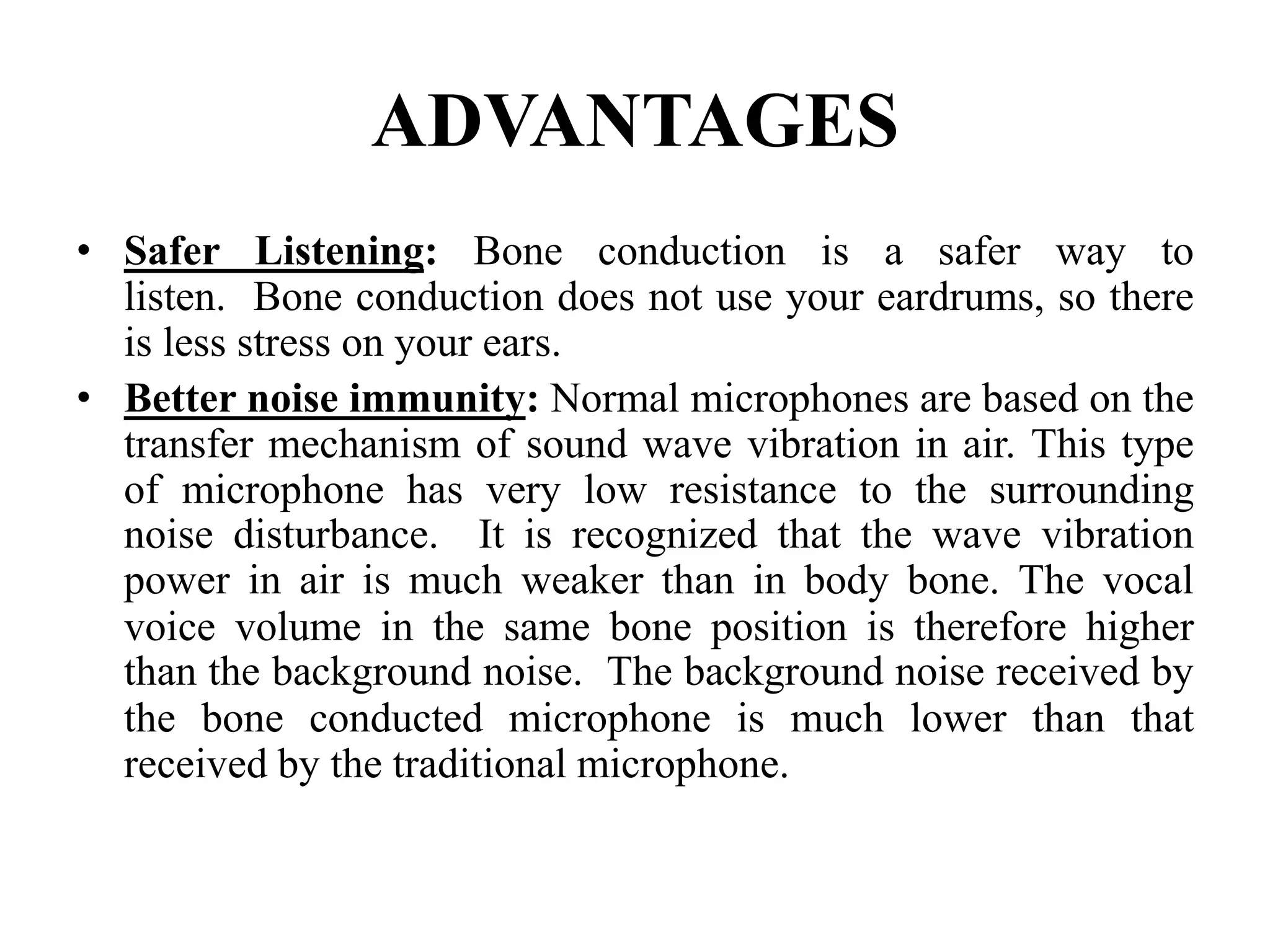 Bone conduction technolgy | PPTX