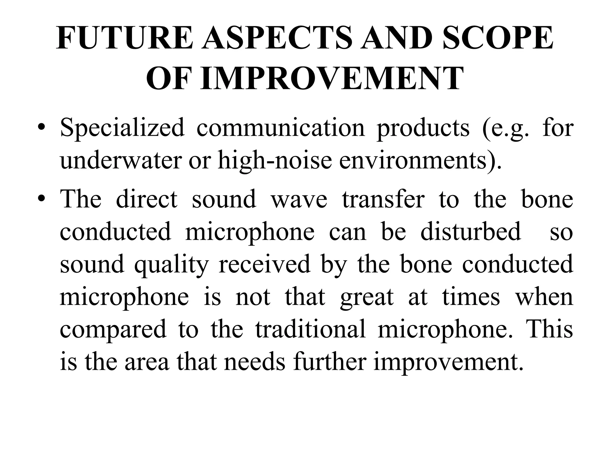 Bone conduction technolgy | PPTX