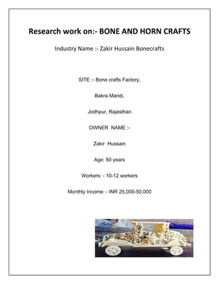 Bone craft finalll | PDF