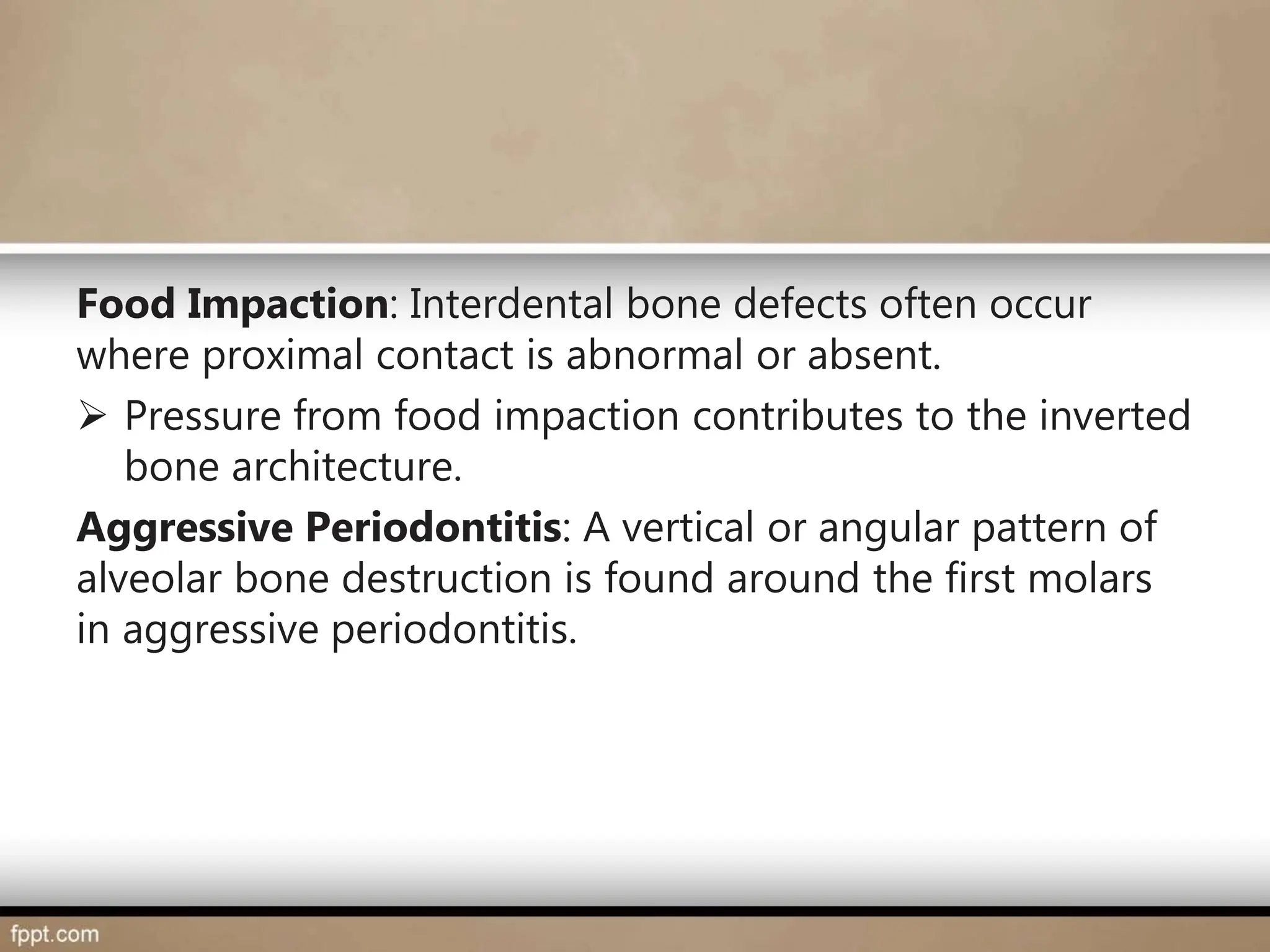 BONE DEFECTS lecture in periodontology. | PPTX