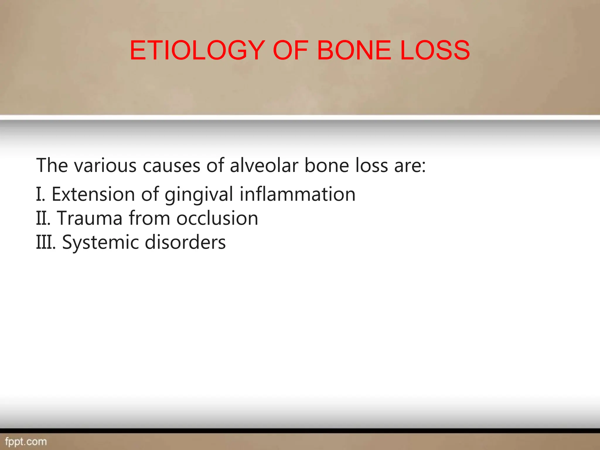 BONE DEFECTS lecture in periodontology. | PPTX