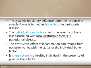 BONE DEFECTS lecture in periodontology. | PPTX
