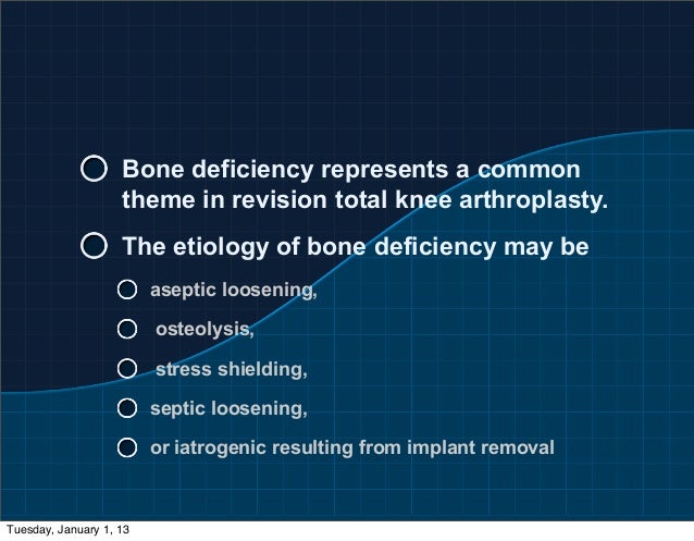 Bone deficiency in primary total knee arthroplasty ki