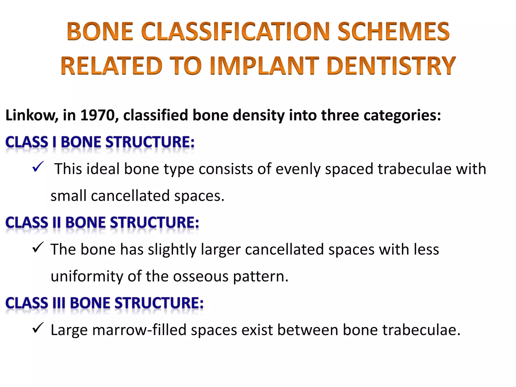 Bone density for dental implant. | PPTX