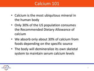 The Calcium Supplement Controversy | PPT
