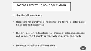 Bone formation, resorption and factors affecting it.pptx