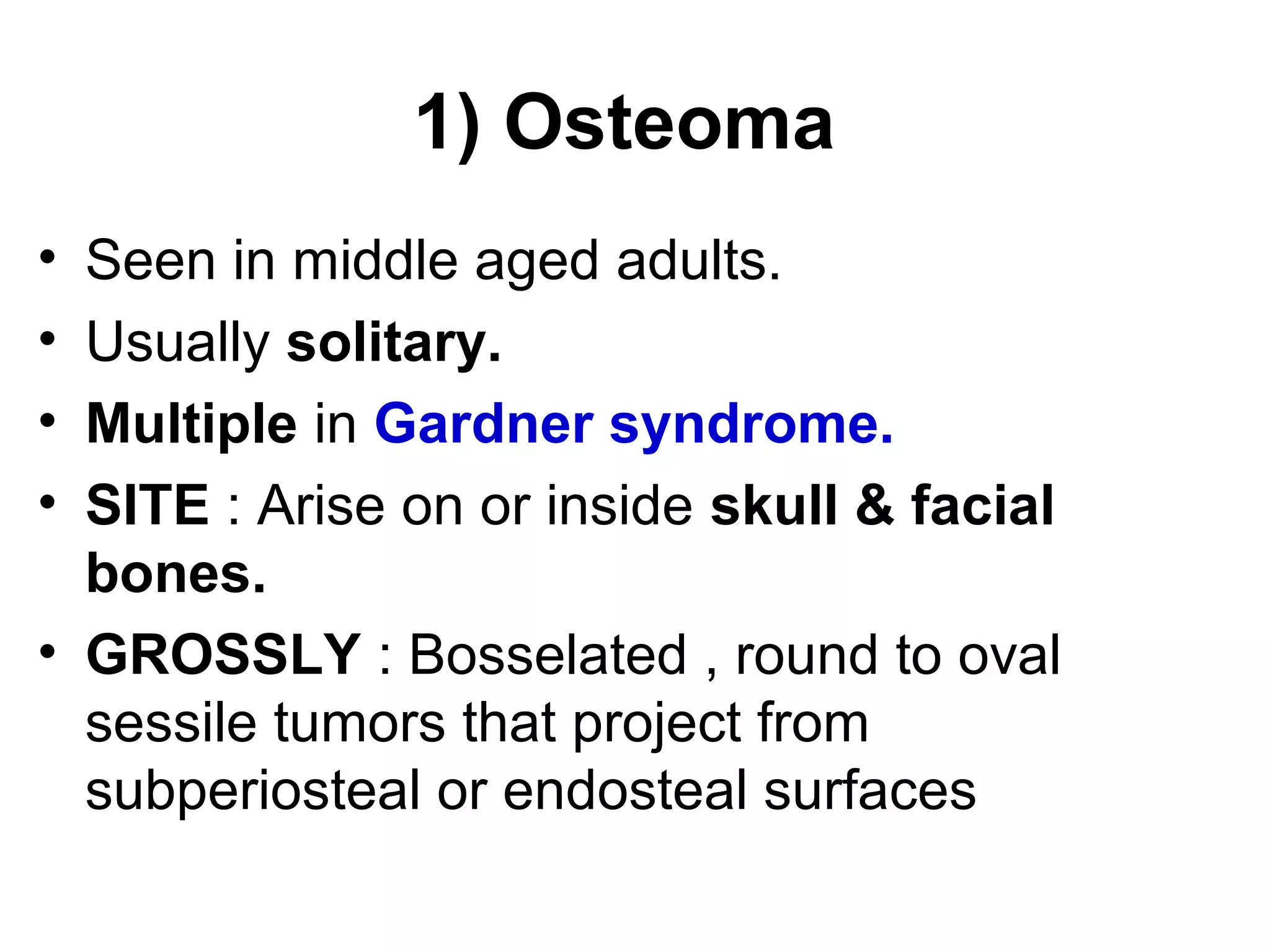 Bone forming tumors | PPT