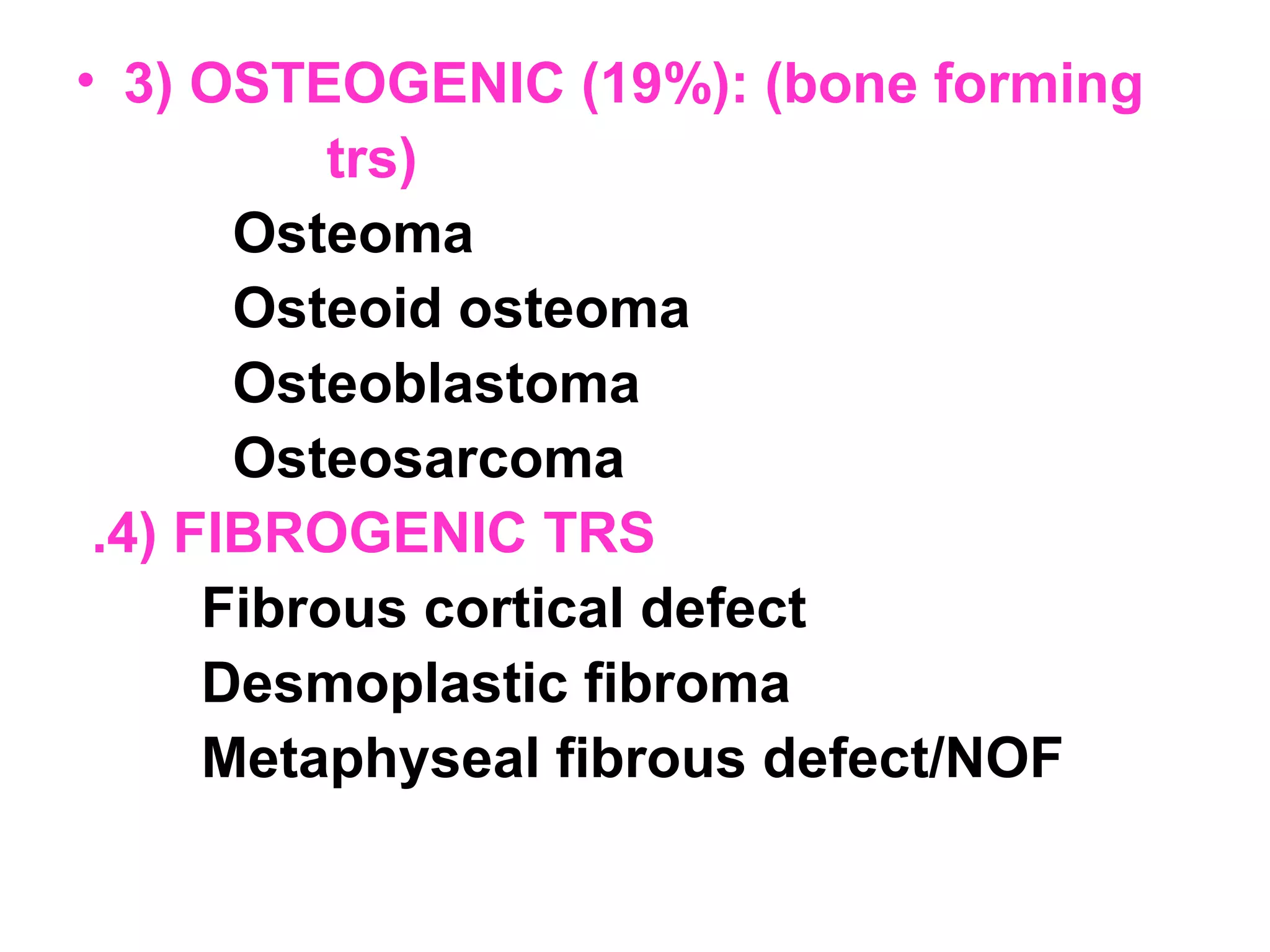 Bone forming tumors | PPT