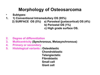 Bone forming tumors | PPT