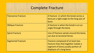 Bone fracture | PPTX