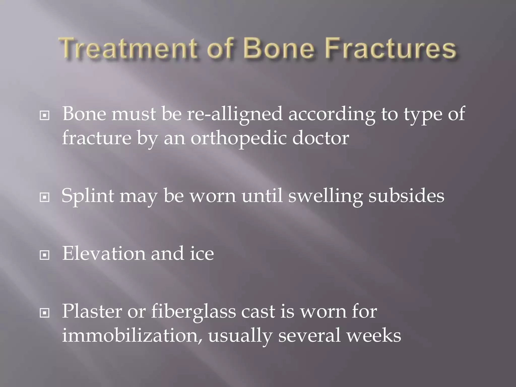 Bone Fractures | PPTX