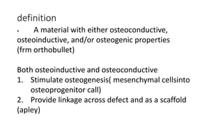 Bone Graft=============== | PPTX | Death, Injury, or Military Conflict | Se