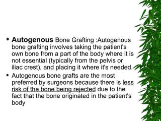 Bone grafting | PPT