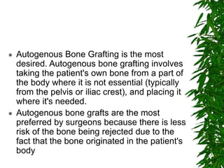 Bone grafting | PPT