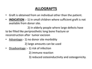 Bone grafting | PPTX