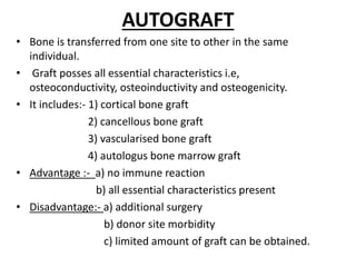 Bone grafting | PPTX