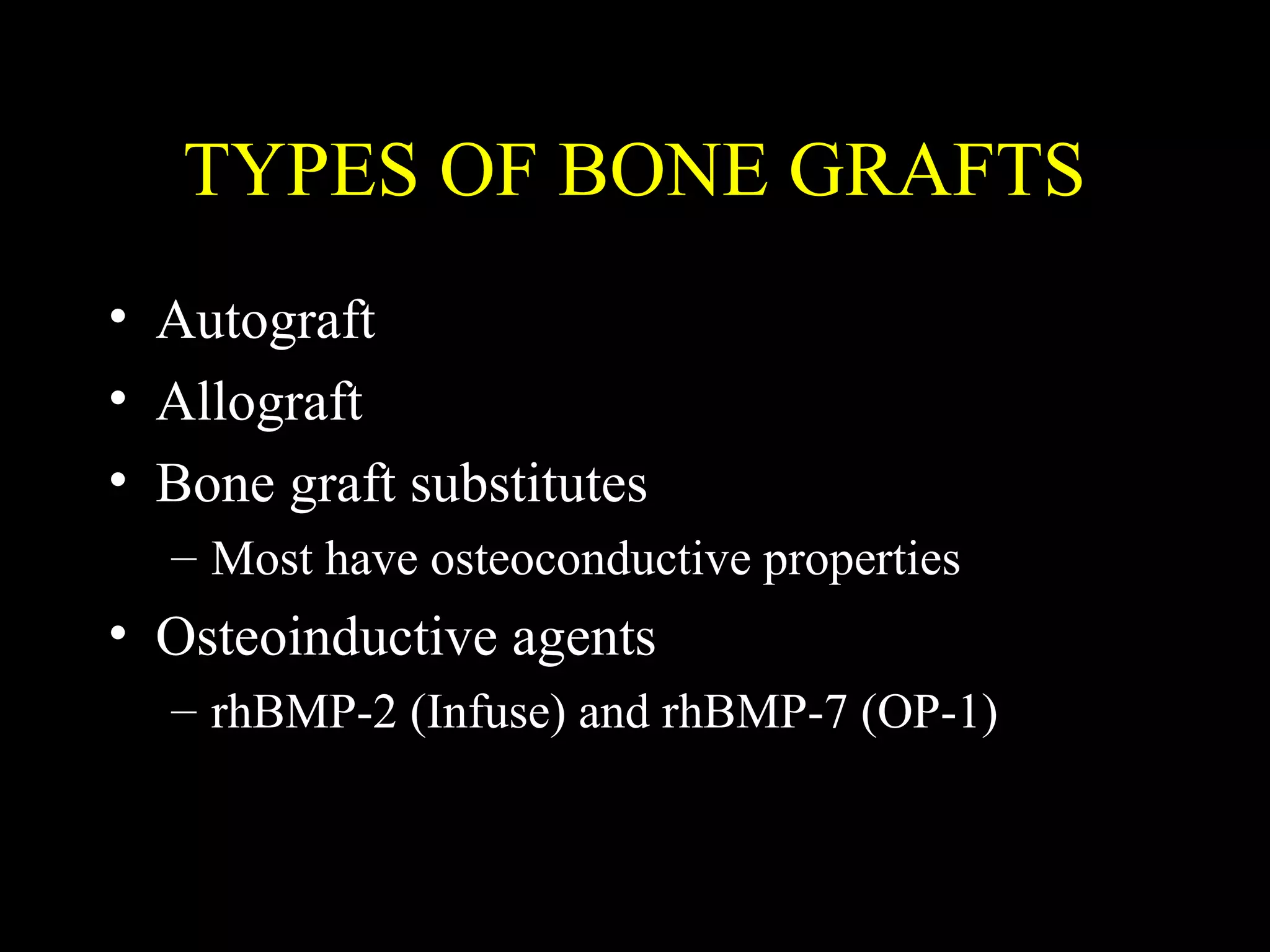 Bone grafting and bone graft substitutes | PPT