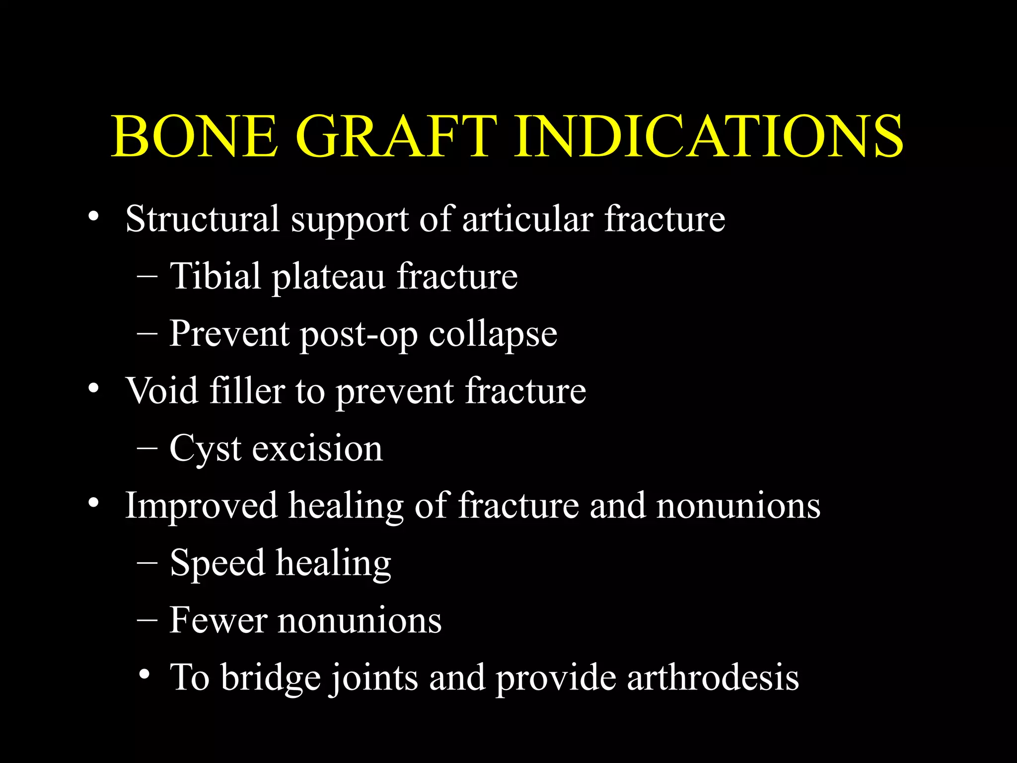 Bone grafting and bone graft substitutes | PPT | Death, Injury, or ...