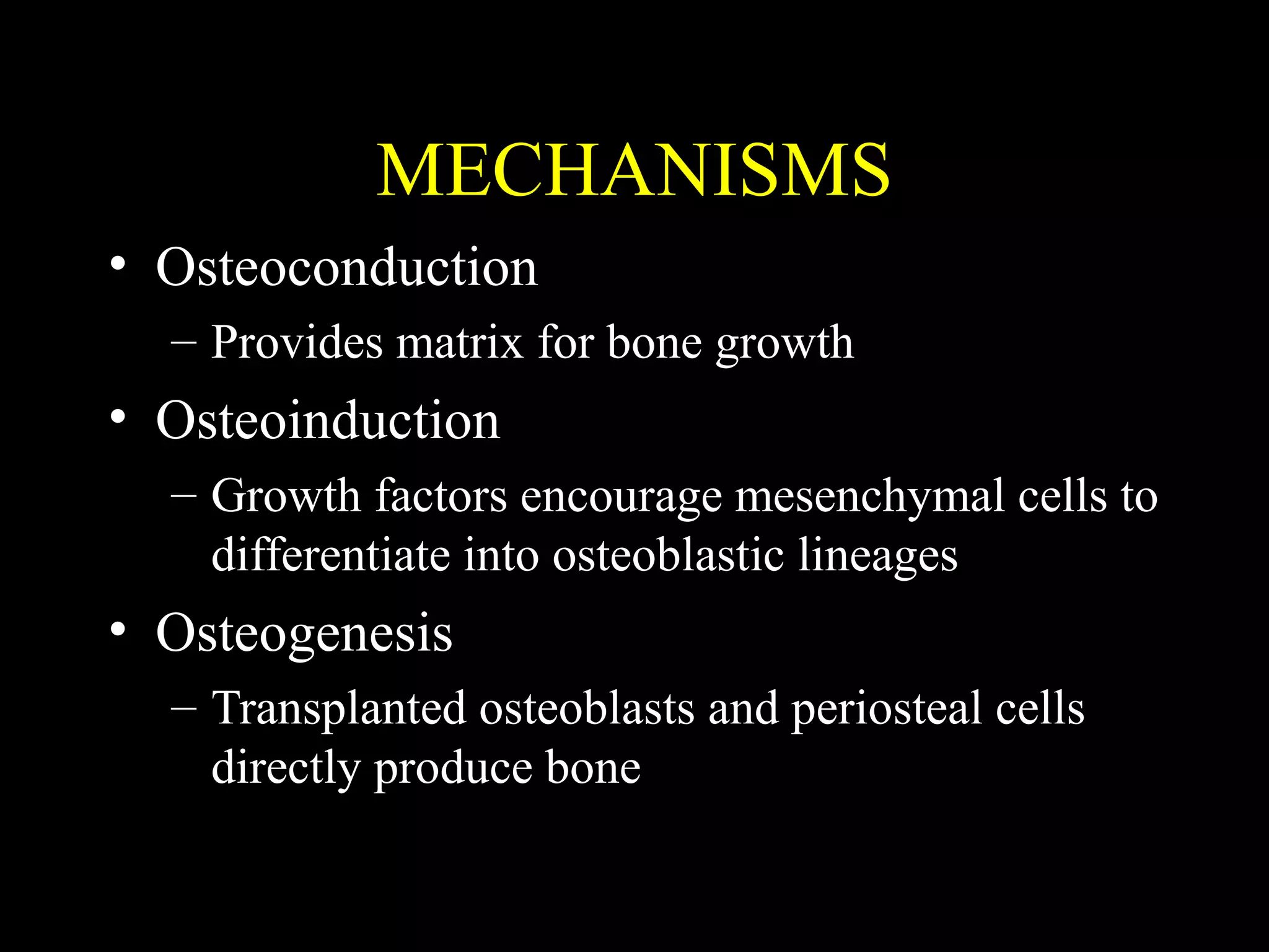 Bone grafting and bone graft substitutes | PPT