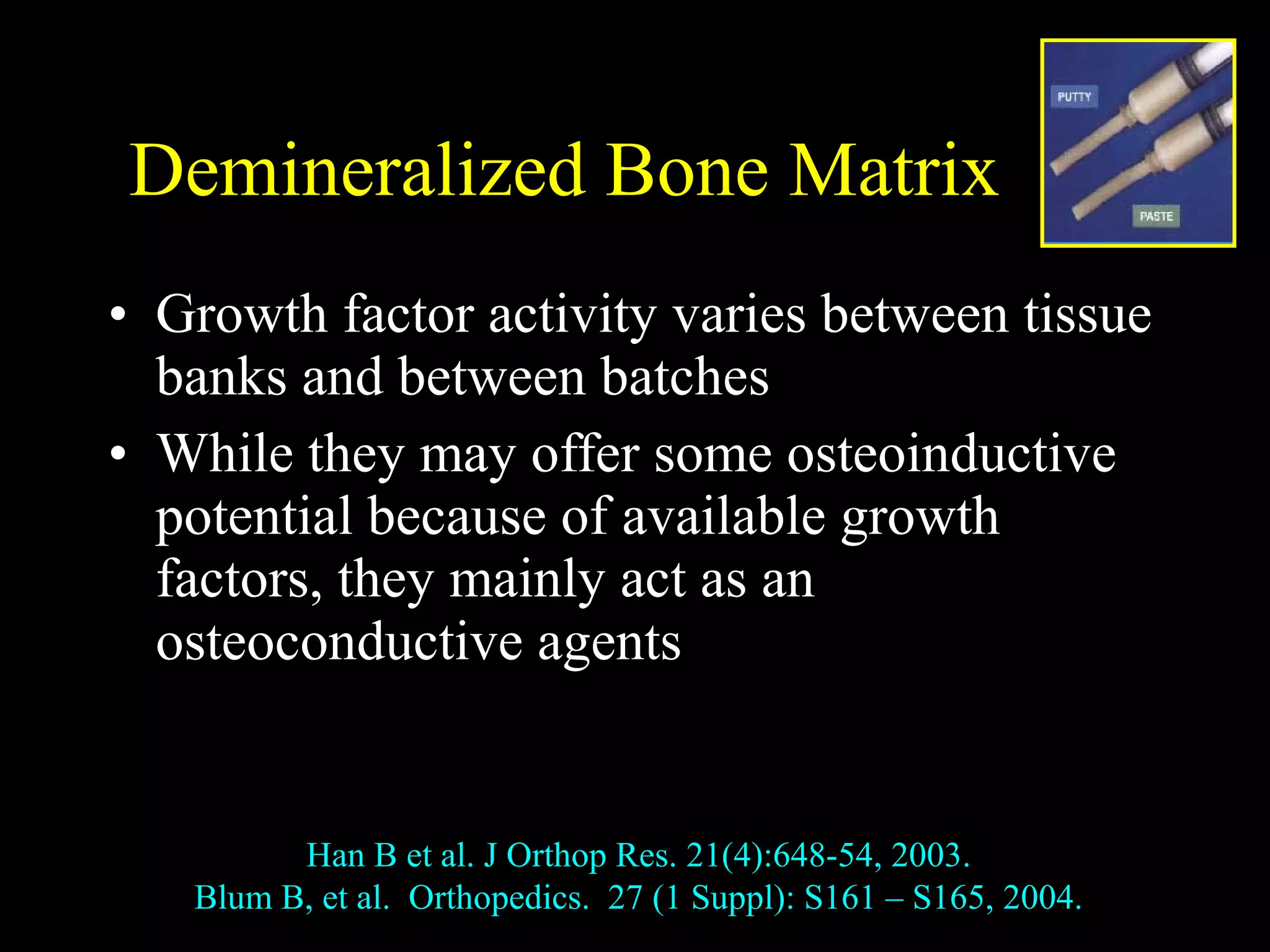 Bone grafting and bone graft substitutes | PPT
