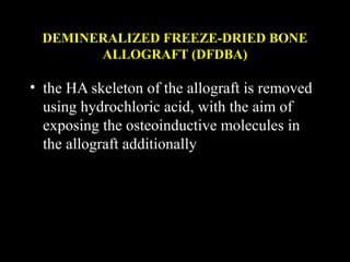 Bone grafting and bone graft substitutes | PPT