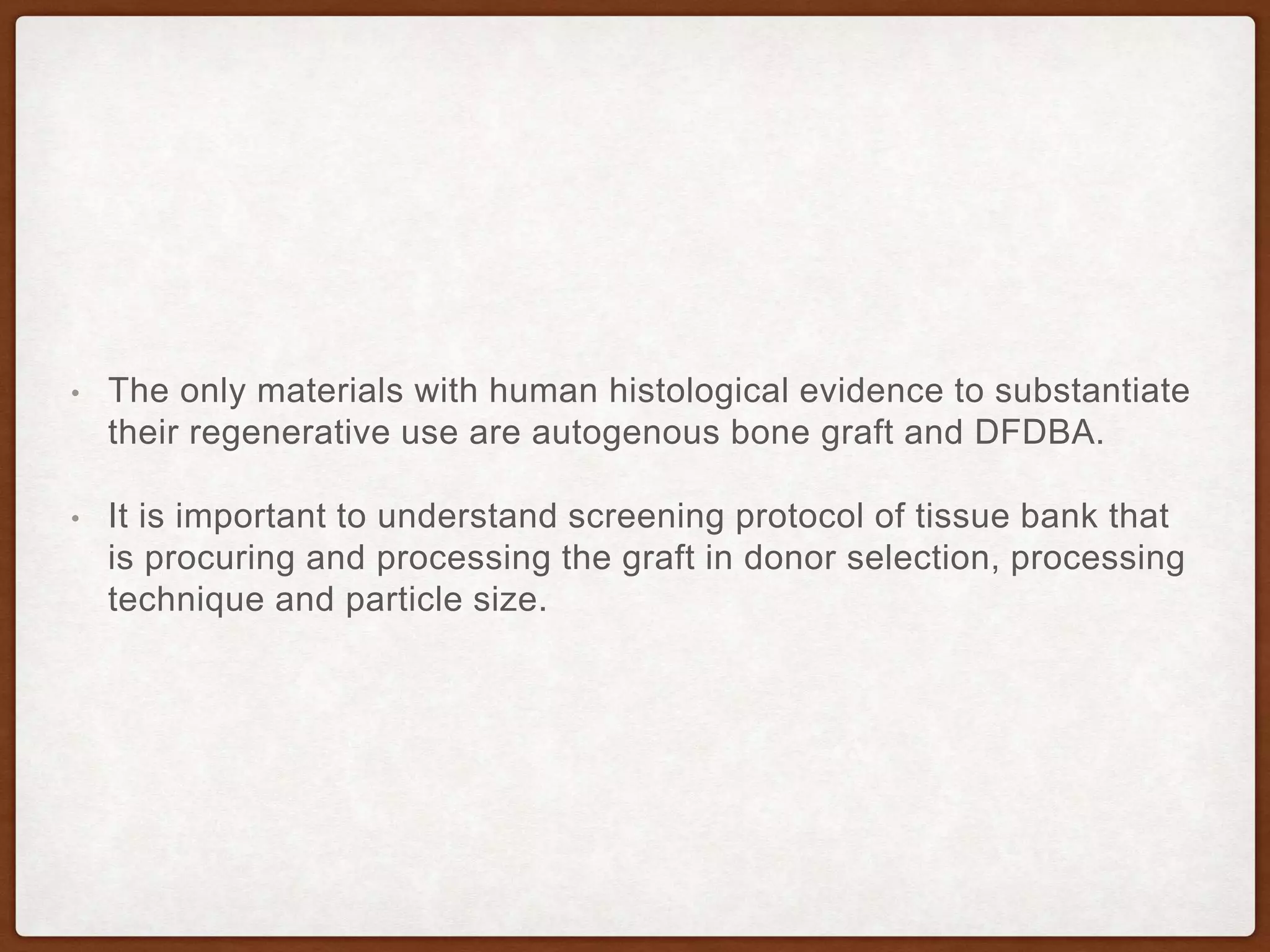 Bone Graft in Periodontal Treatment | PPTX