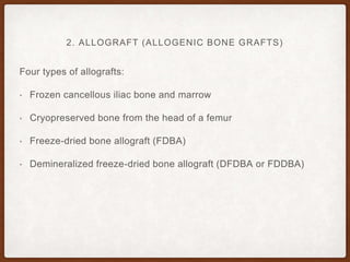 Bone Graft in Periodontal Treatment | PPTX
