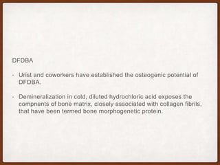 Bone Graft in Periodontal Treatment | PPTX