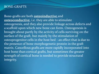 orthopedics.Bone grafts and club foot.(dr.omer barawe) | PPT