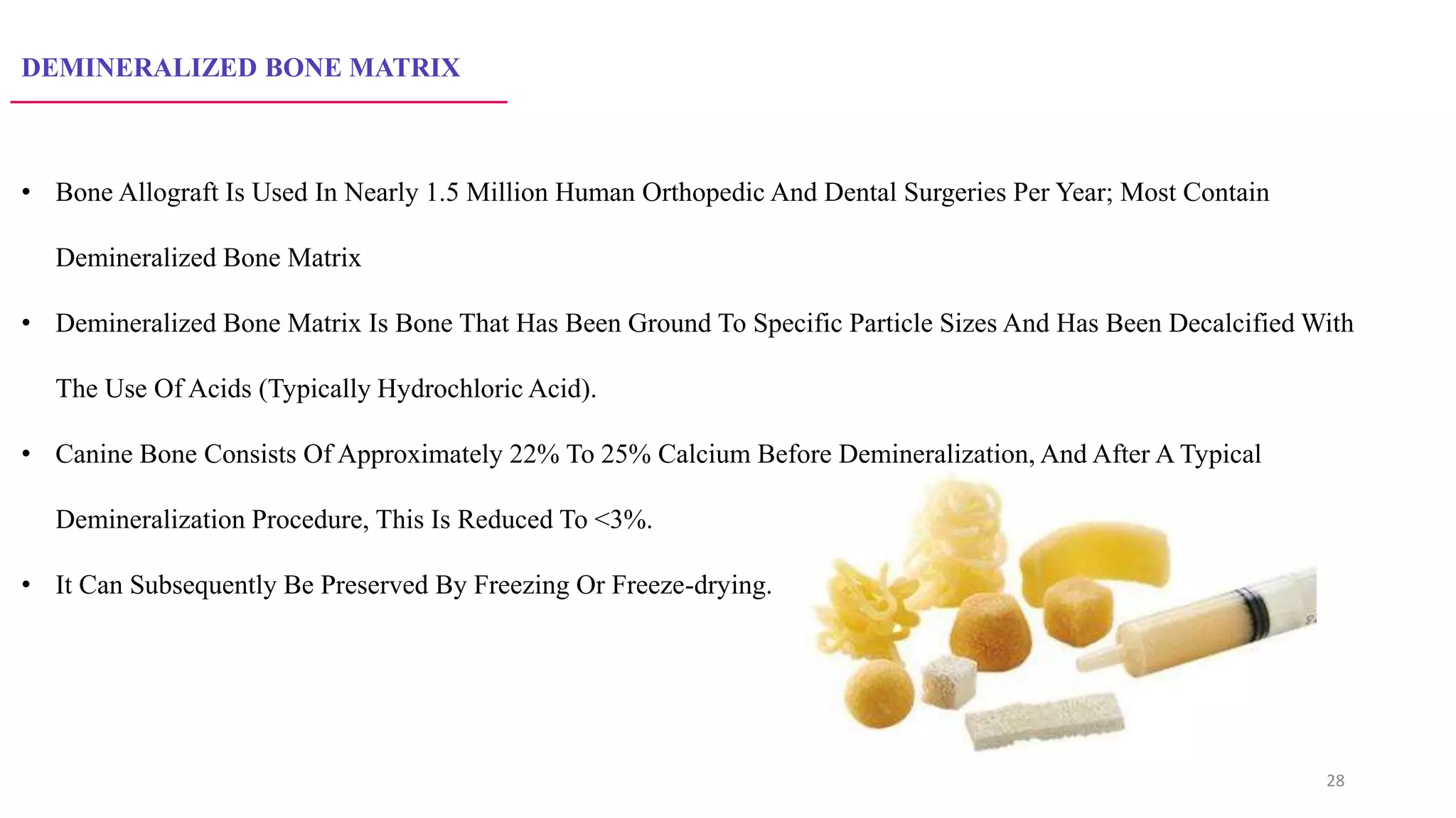 Bone grafts and substitutes | PPTX