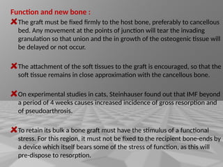 BONE GRAFTS IN MAXILLOFACIAL SURGERY Diiferent types of gragt | PPTX