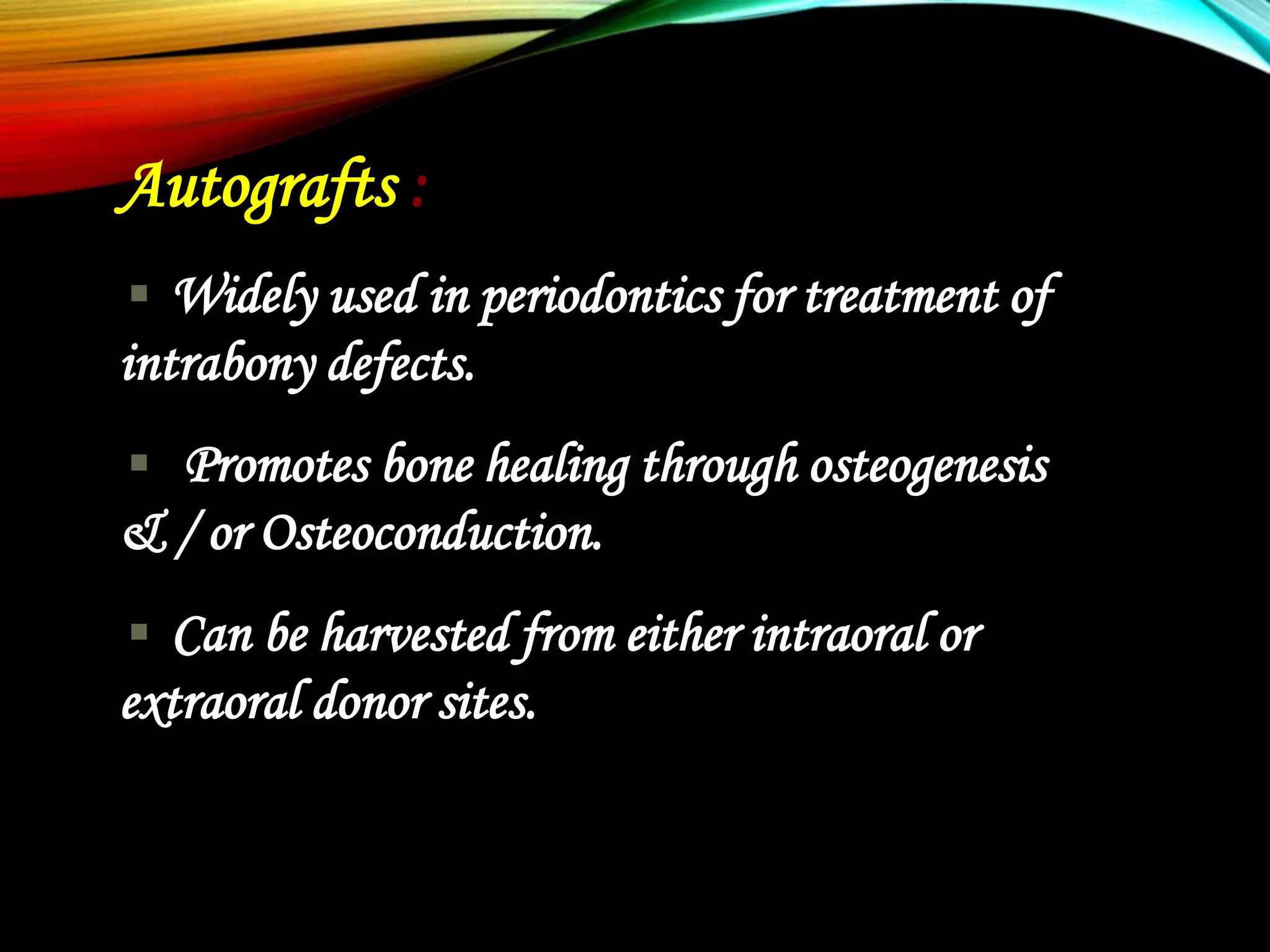Bone Grafts in periodontology.ppt | Bone and Joint Conditions ...