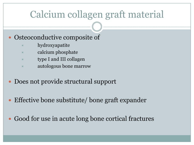 Bone graft substitutes | PPTX