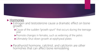 Bone growth & factors affecting bone growth | PPTX