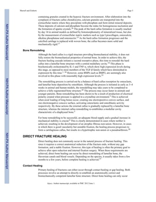 the biology of fracture healing | PDF | Bone and Joint Conditions ...