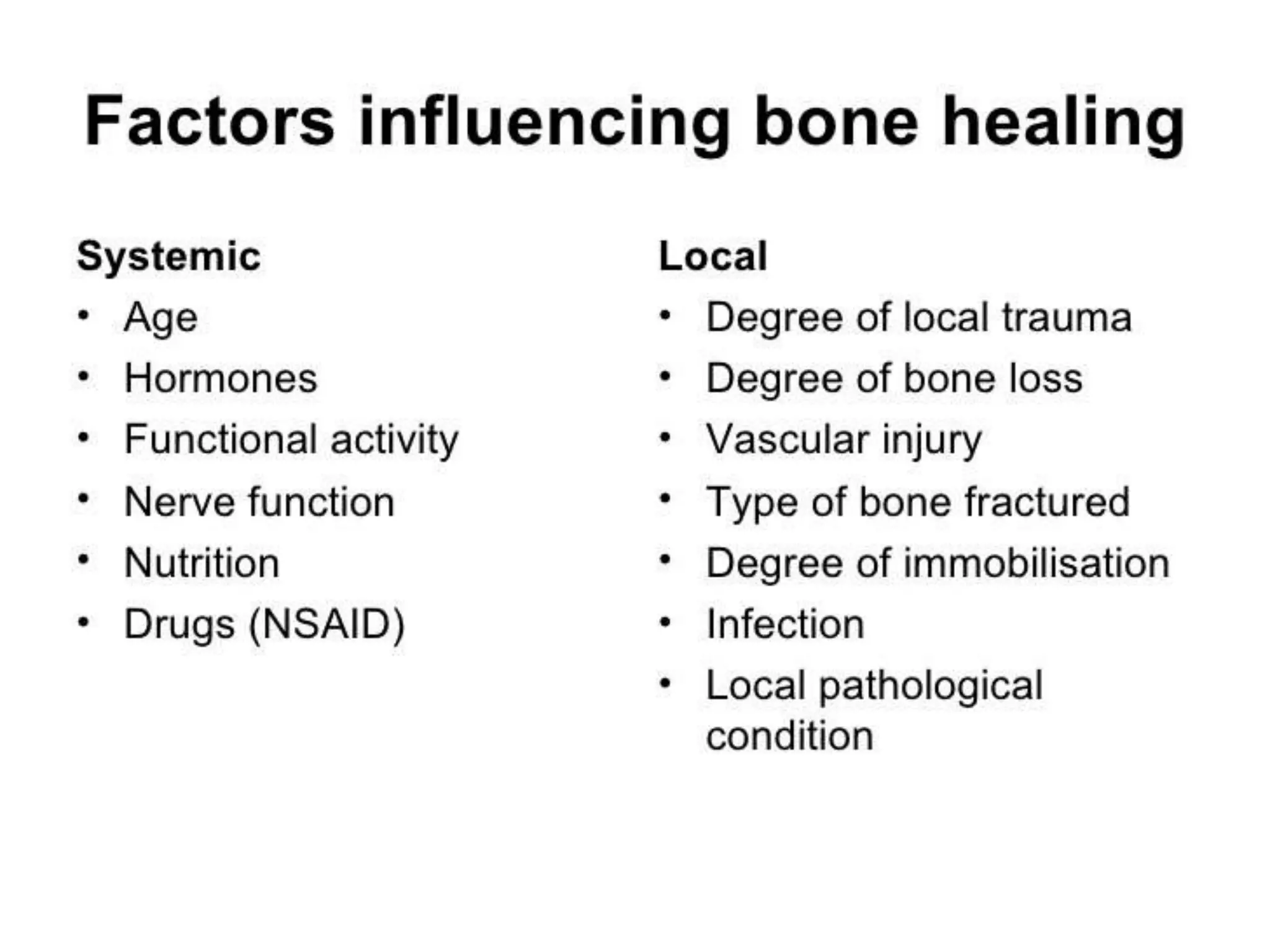 Bone healing | PPTX