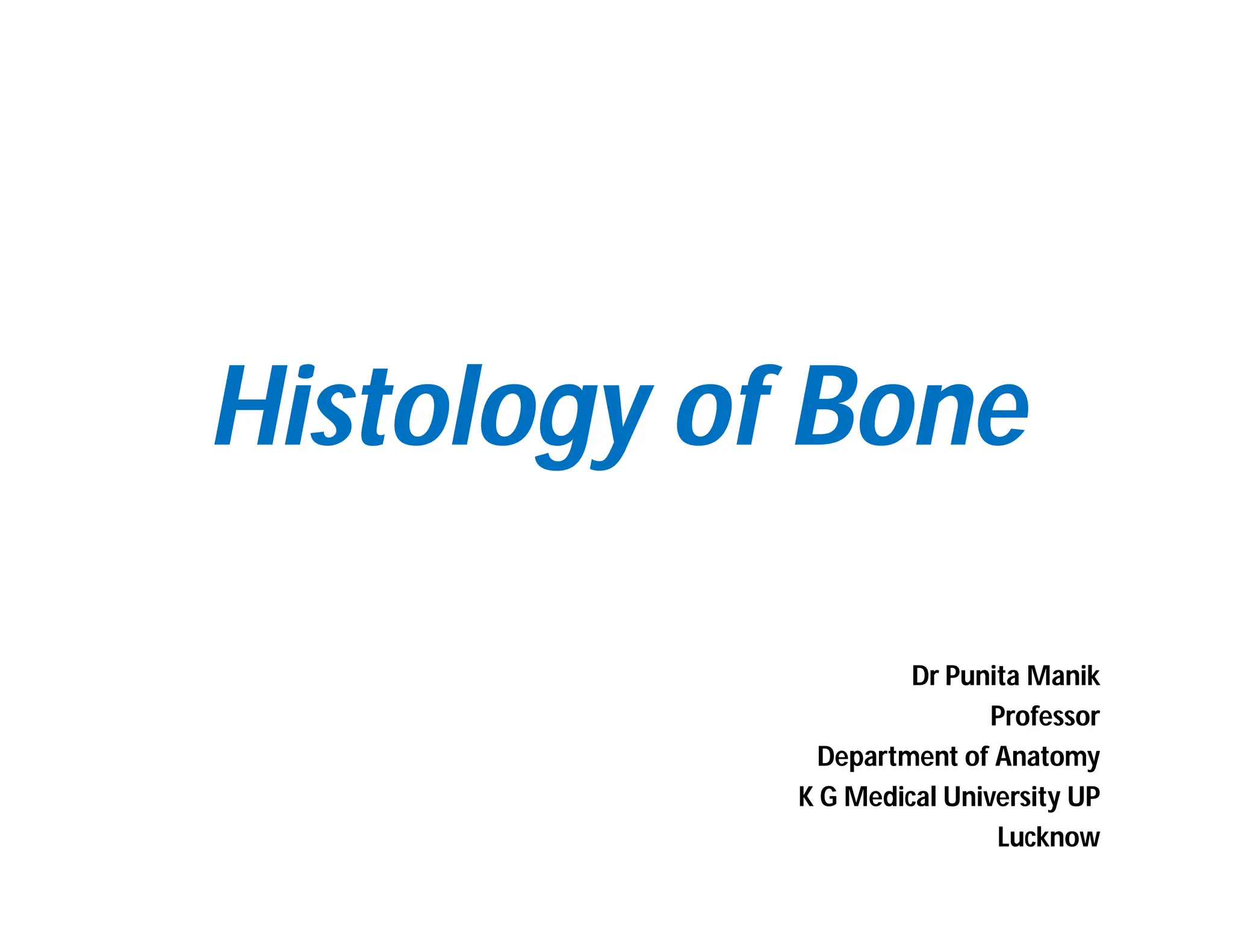 BONE HISTOLOGY SLIDES FOR LEARNERS AND TURORS | PPT