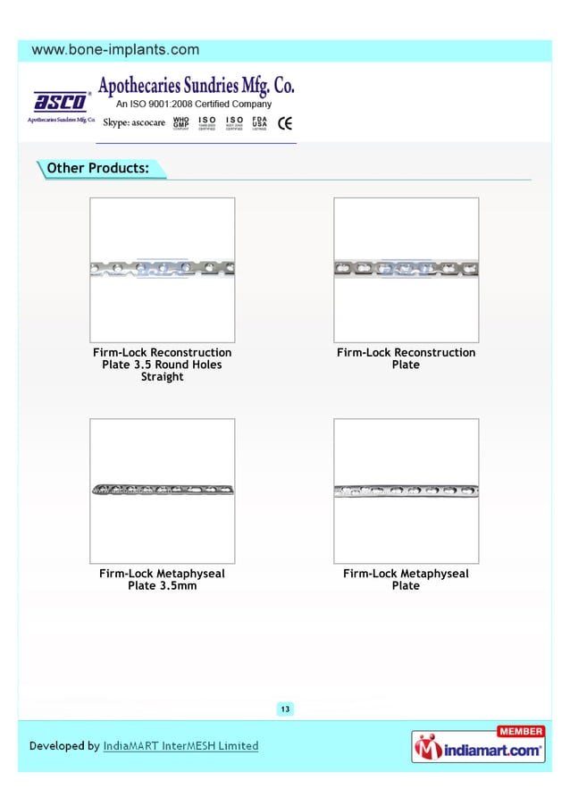 Apothecaries Sundries Manufacturing Company, New Delhi, Elbow Plate | PDF