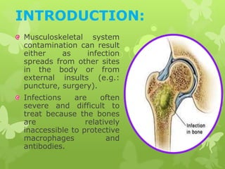 Bone infections | PPTX