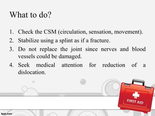 Bone, joint, and muscle injuries | PPTX