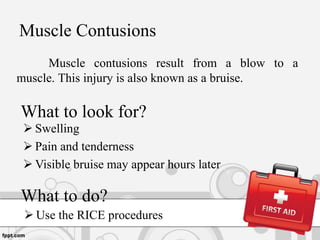 Bone, joint, and muscle injuries | PPTX