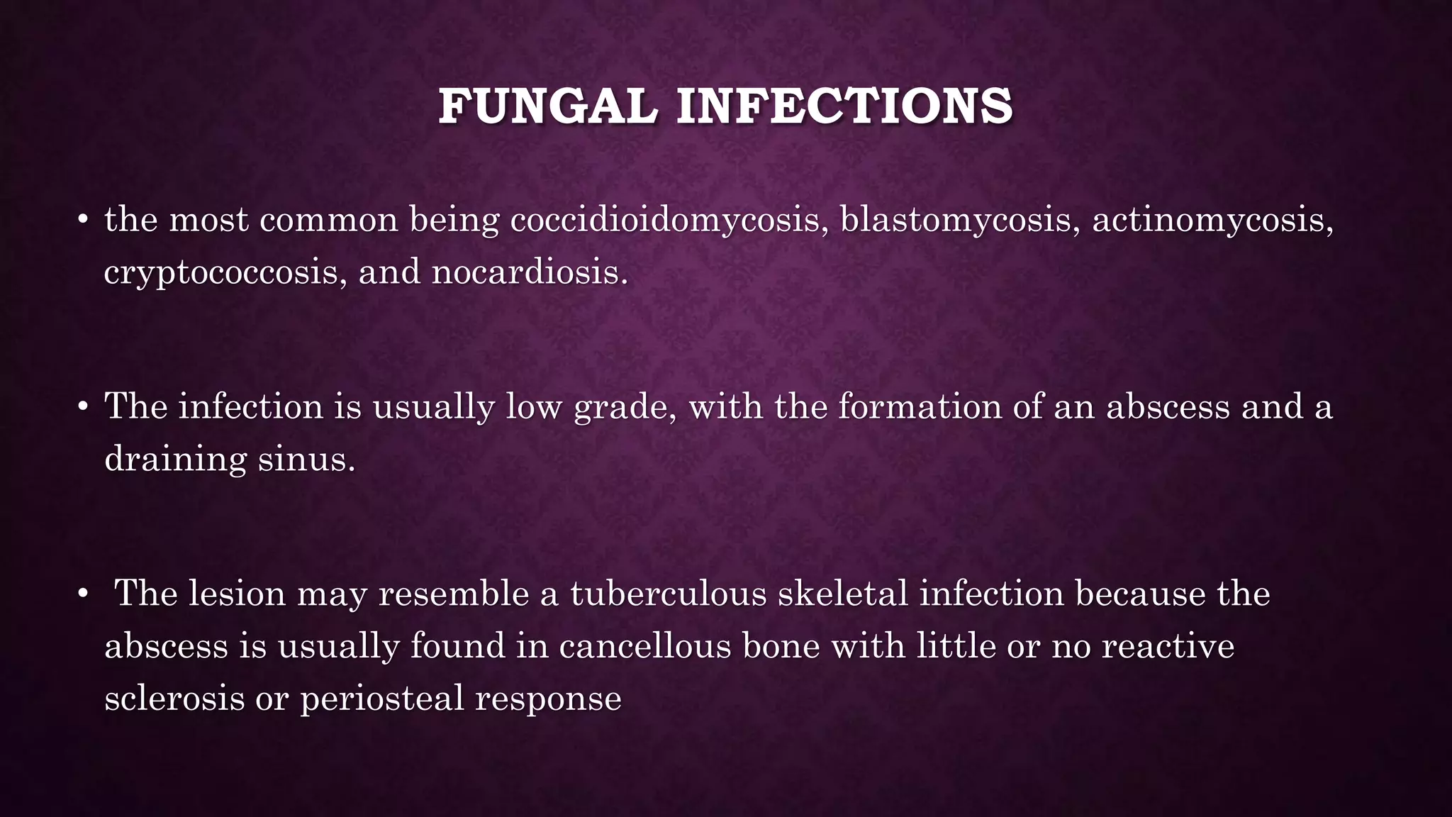 Bone, joint and spinal infection | PPTX