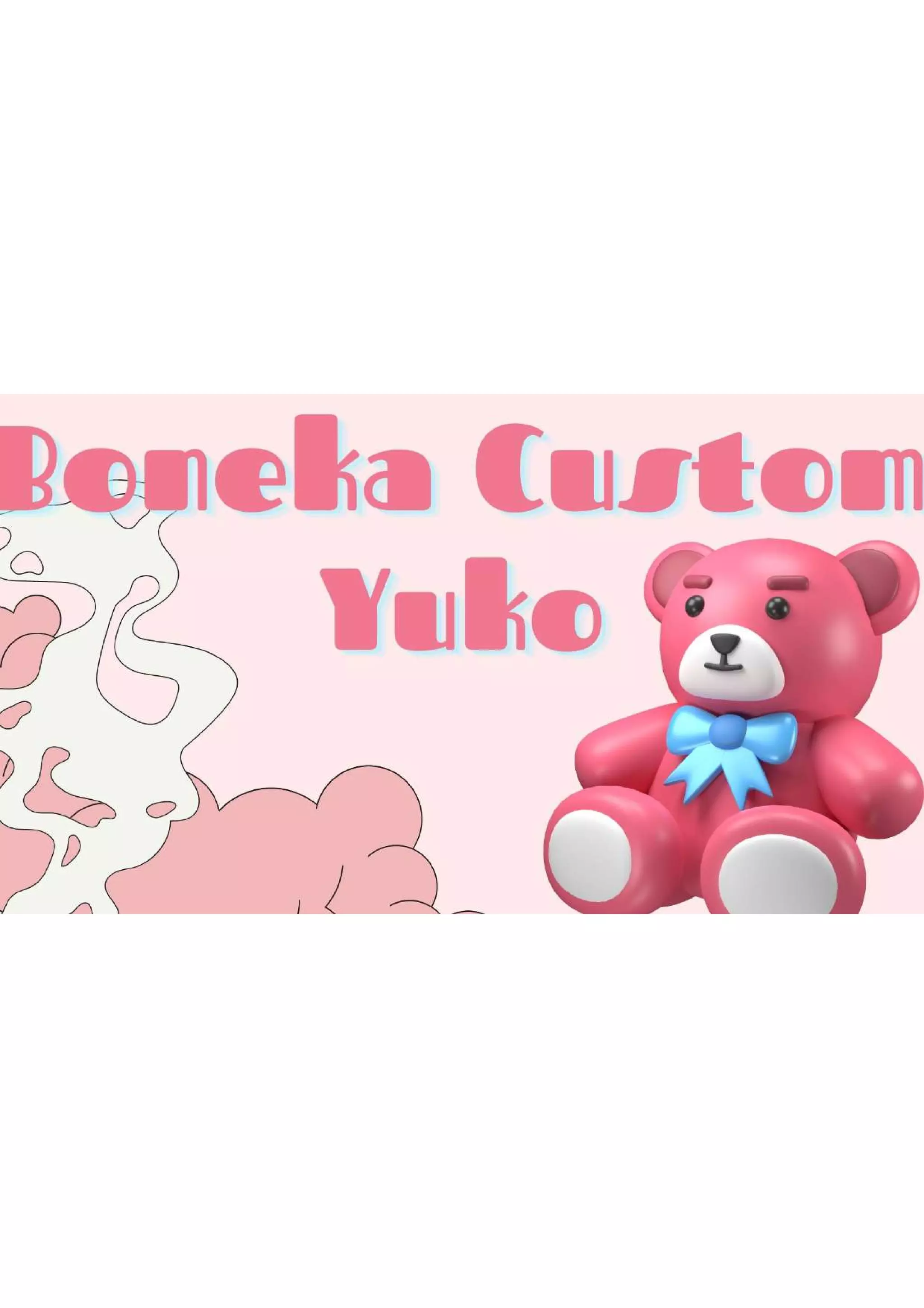 Boneka Custom murah | PDF