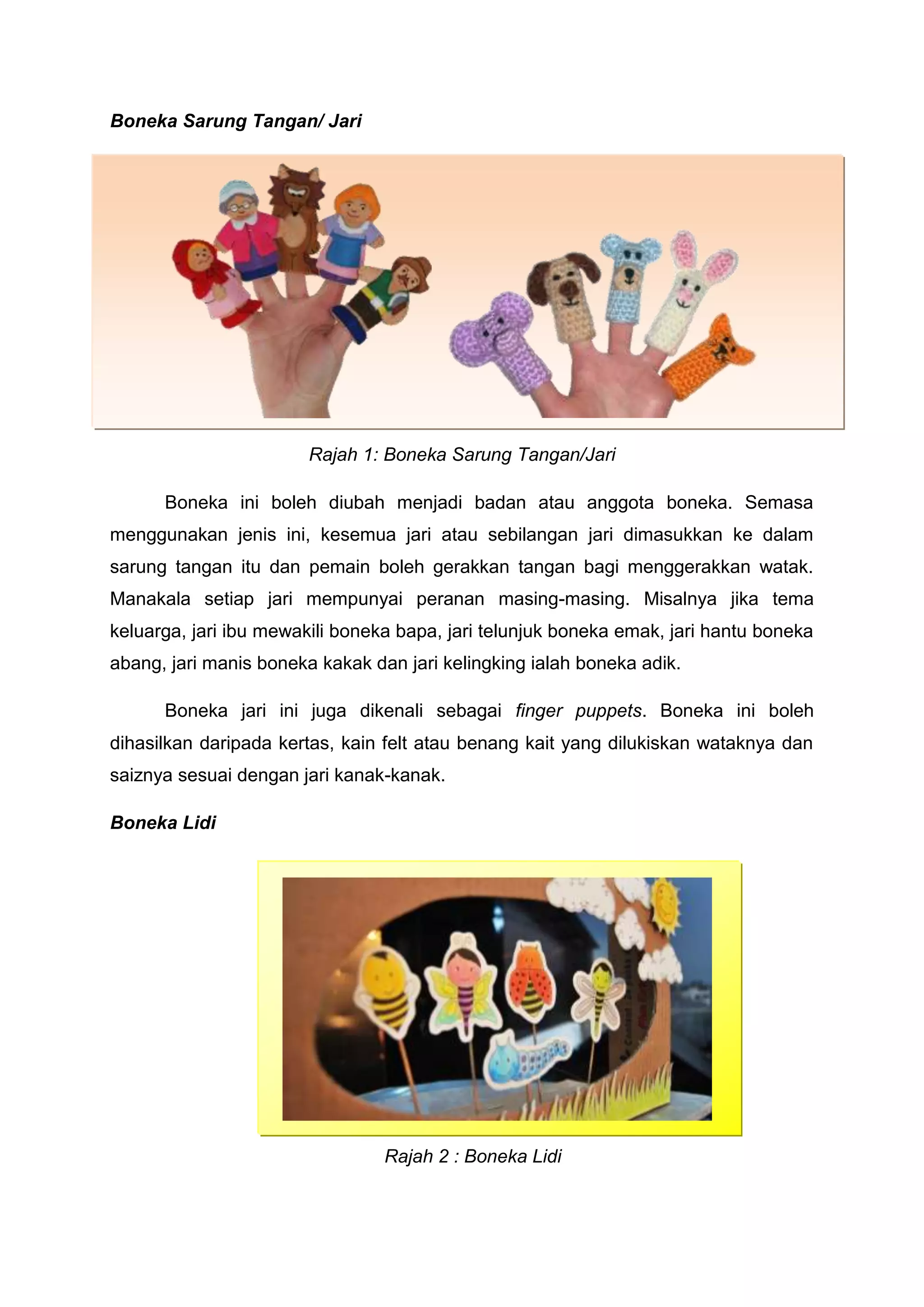 Boneka prasekolah | DOCX