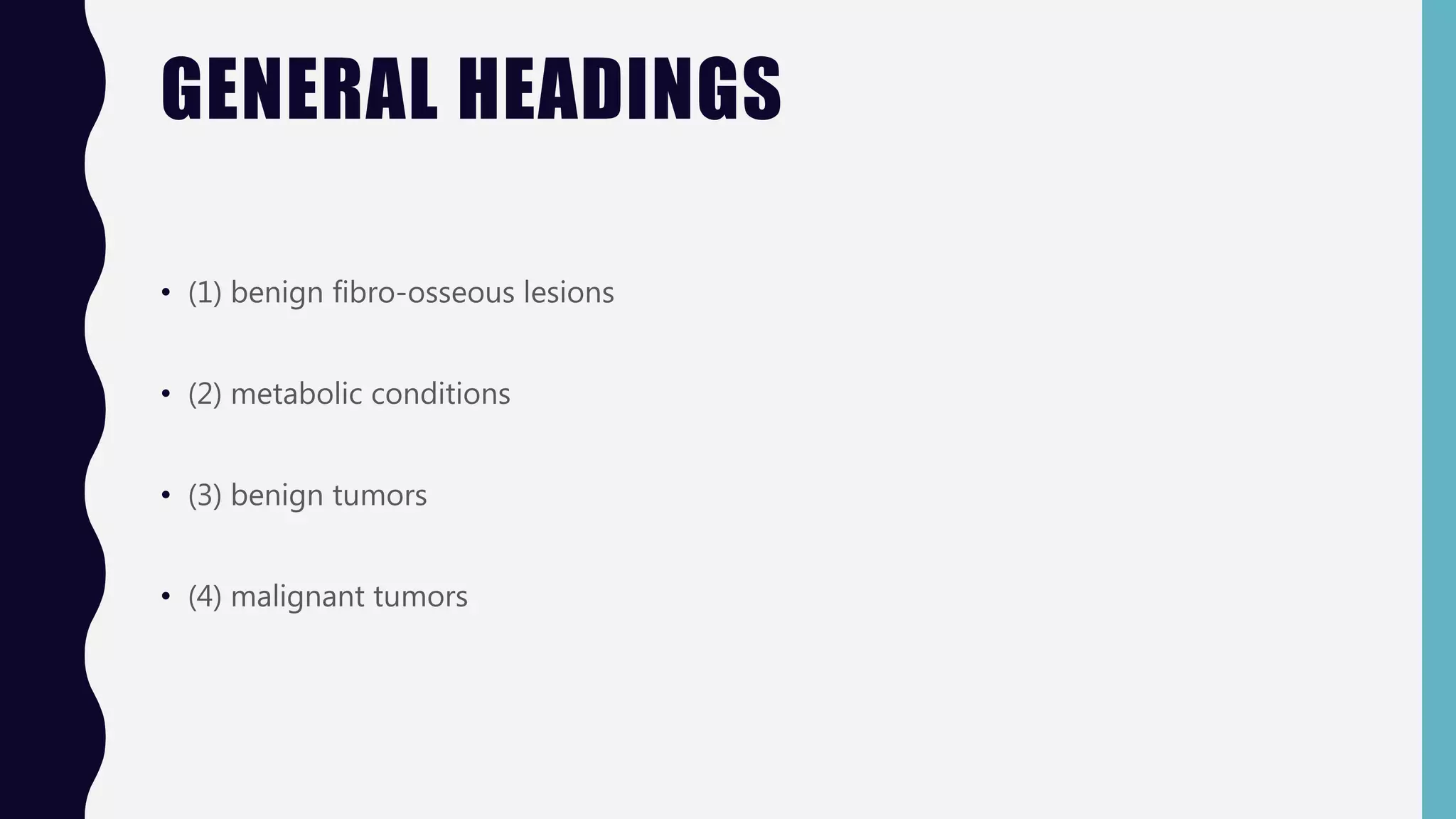 Bone Lesions Oral Pathology | PPTX