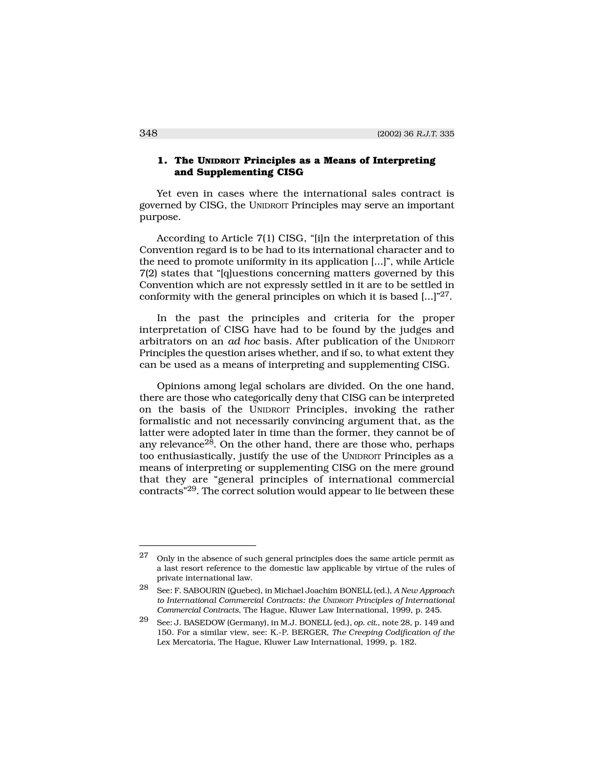 Bonell unidroit(1) | PDF | Law