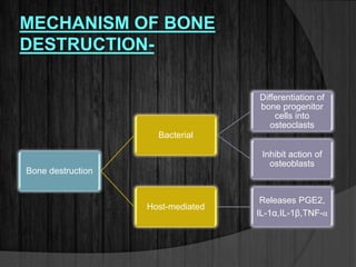 Bone loss and patterns of bone destruction | PPTX